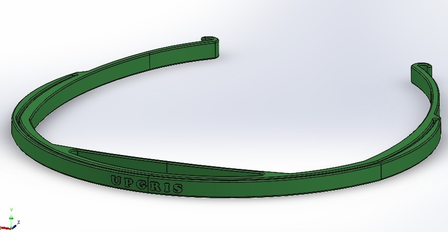 Free STL file faceshield simple・3D printable model to download・Cults