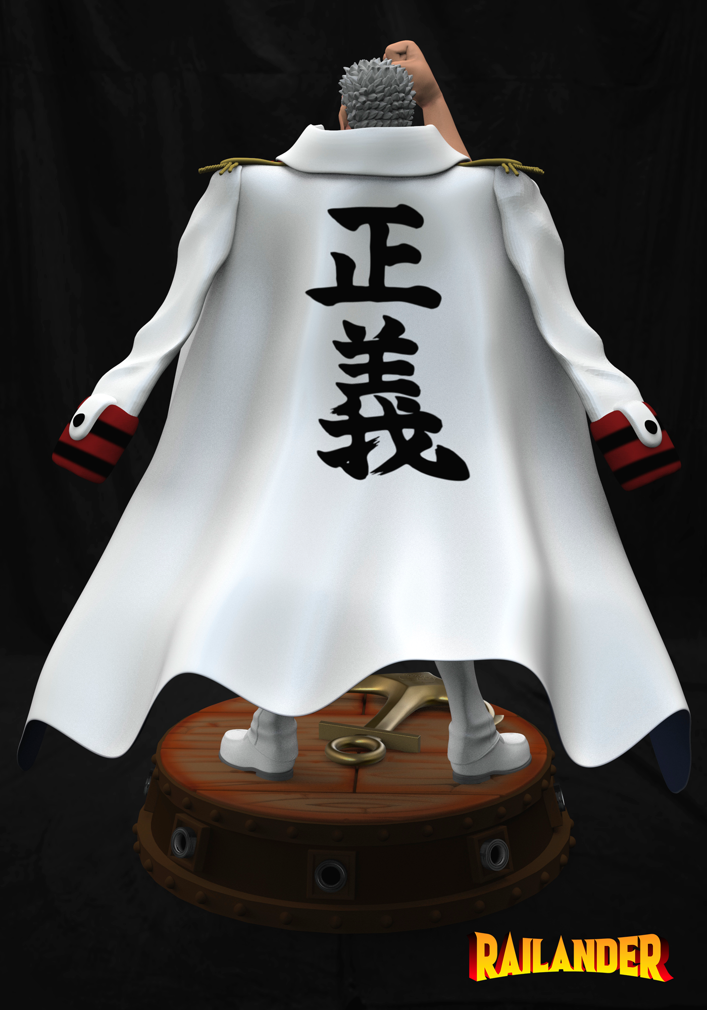 STL file Monkey D. Garp 🐒・3D printable design to download・Cults