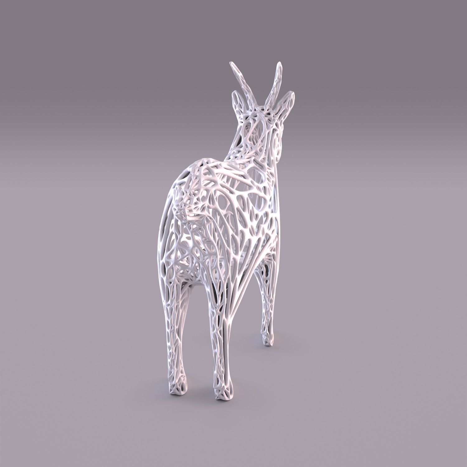 STL file Goat Voronoi・Model to download and 3D print・Cults