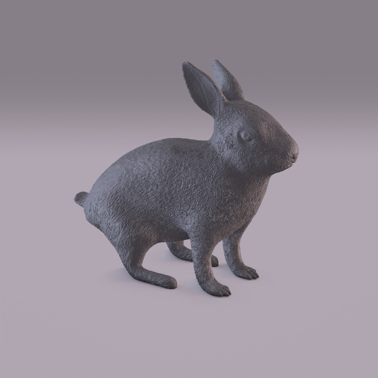 STL file Rabbit・3D print design to download・Cults
