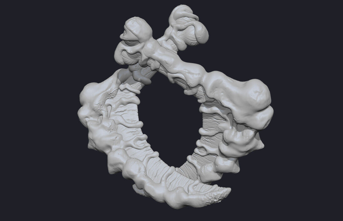 STL file Upper moon 6 Gyutaro sickle weapon for 3d printing・3D print ...