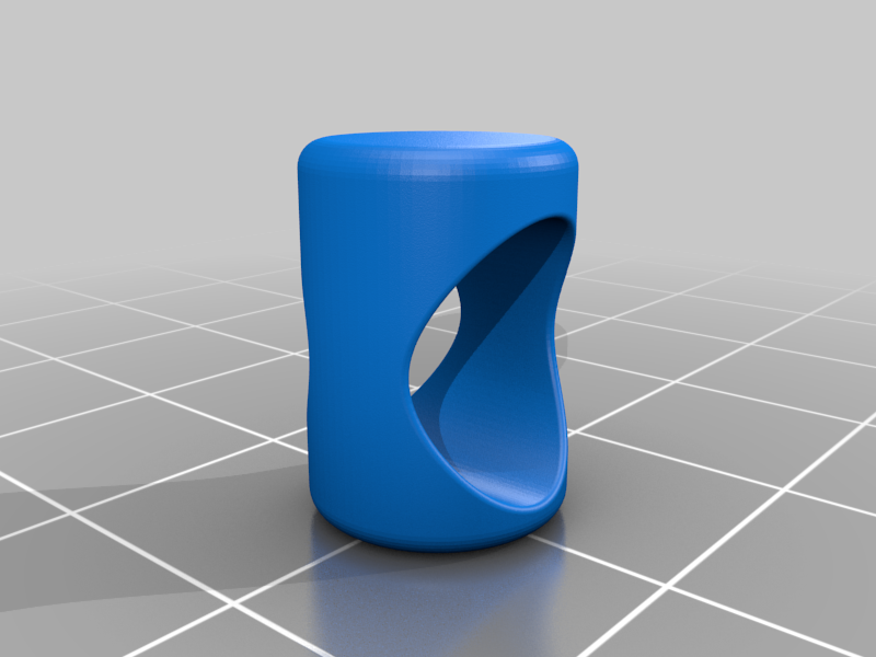 Free 3D file Rope Toggle Spring loaded with button need 7mm dia spring ...