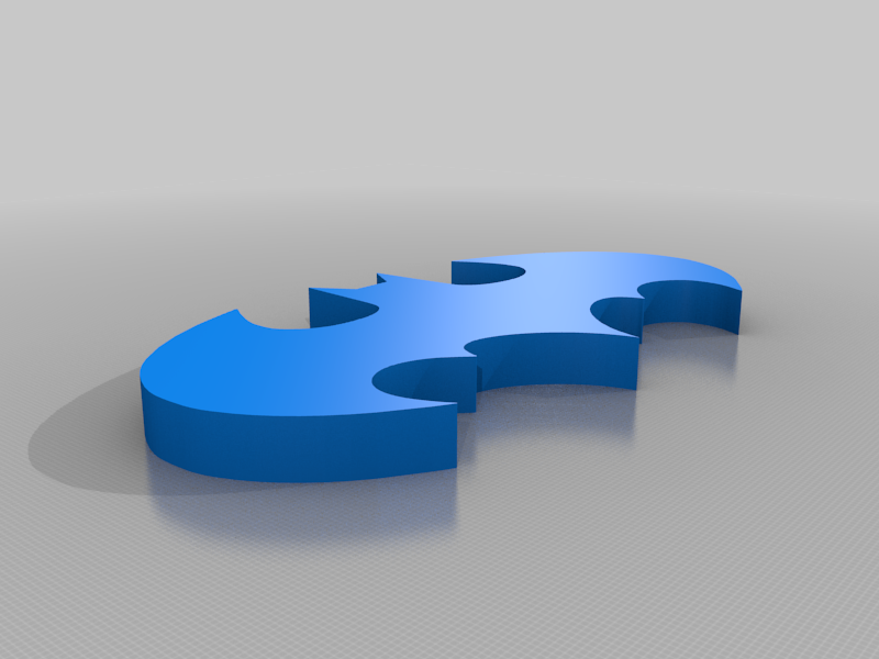 Free STL file LOGO BATMAN・Object to download and to 3D print・Cults