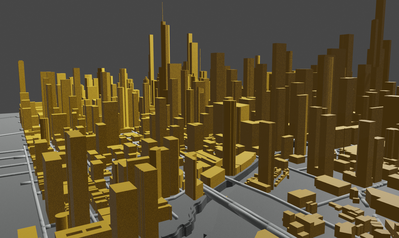 STL file Chicago Downtown・3D print design to download・Cults