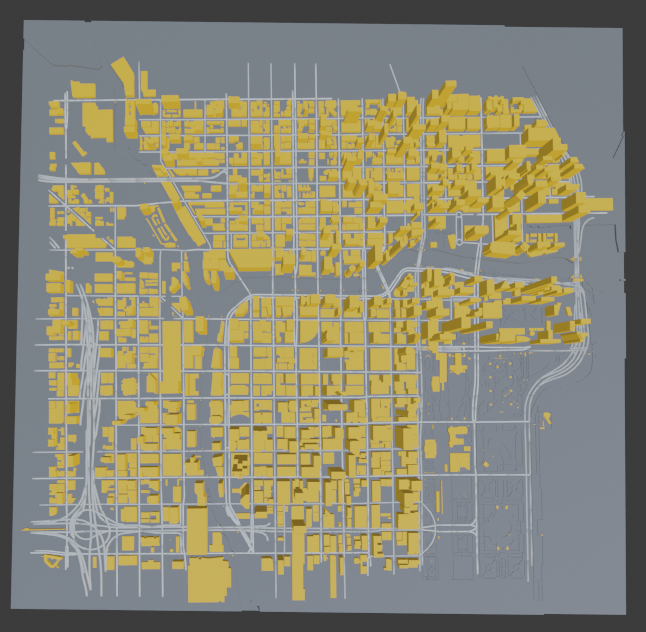 STL file Chicago Downtown・3D print design to download・Cults