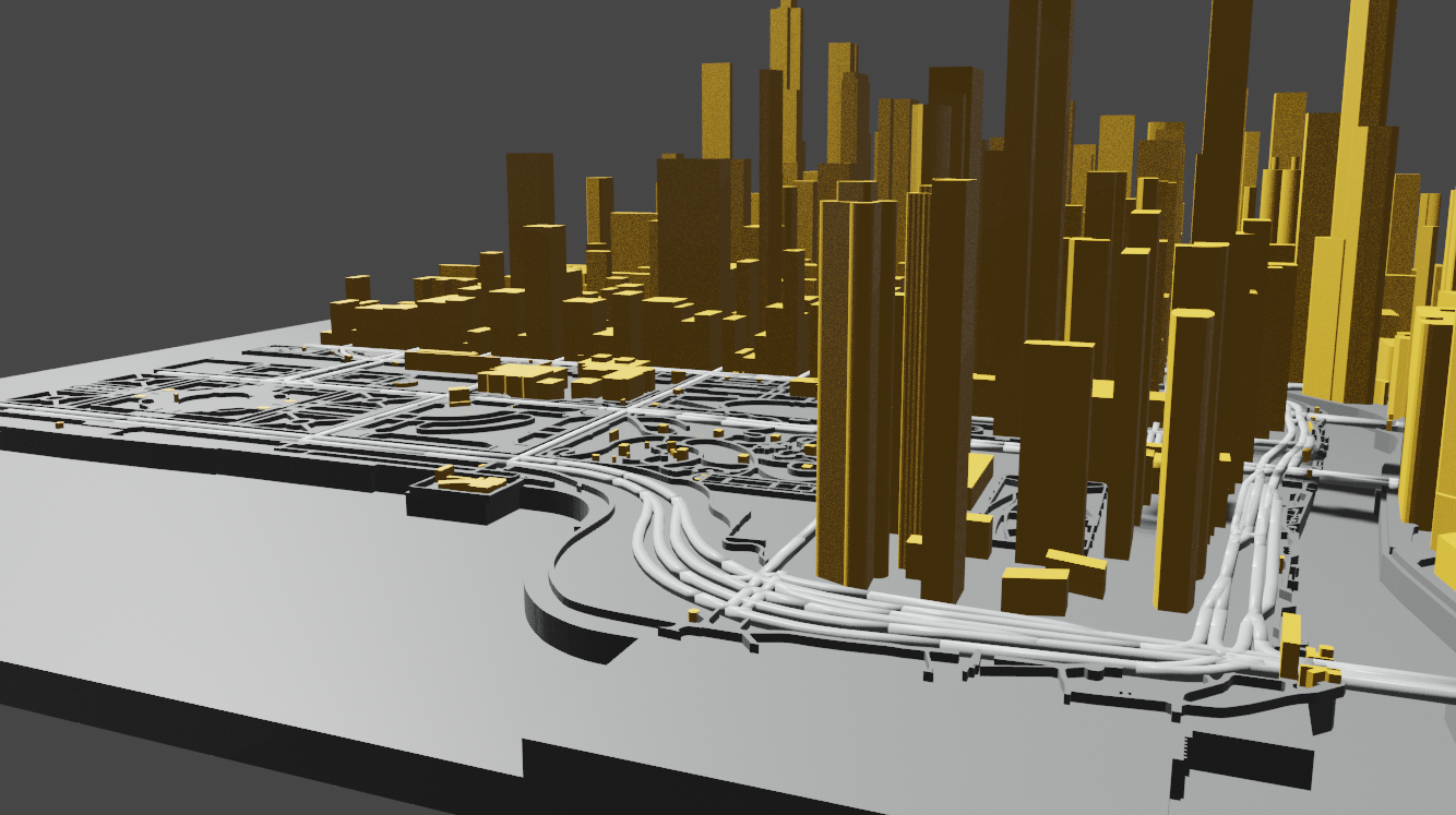 STL file Chicago Downtown・3D print design to download・Cults