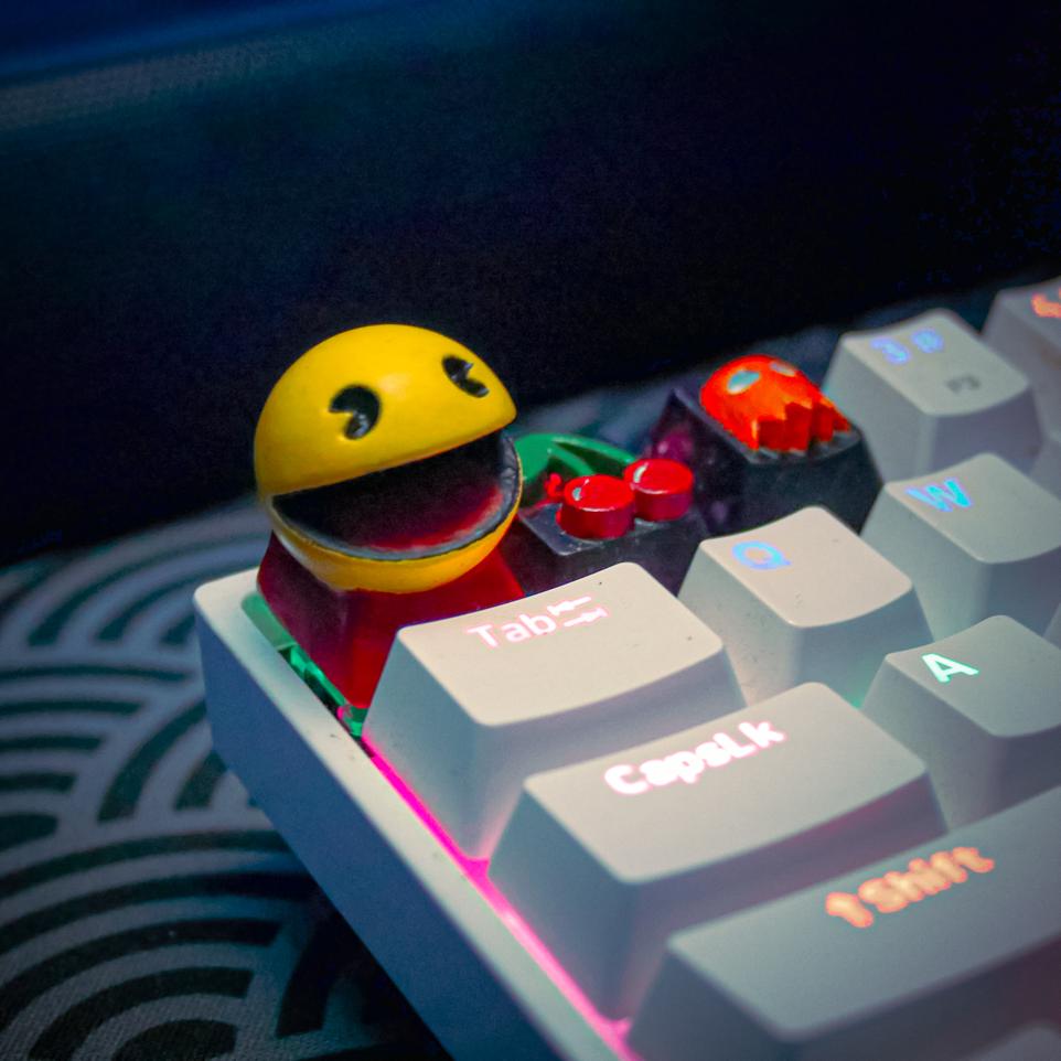 STL file Pacman Keycaps Series・Model to download and 3D print・Cults