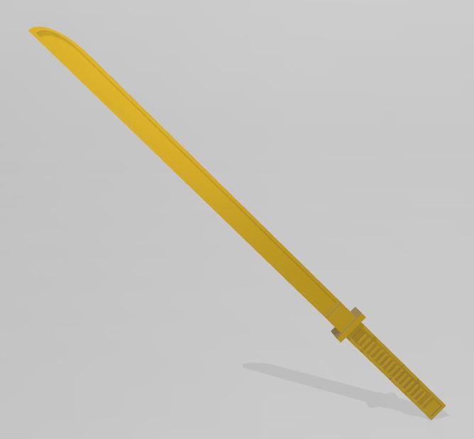 Fichier STL Kakuranger Ninjor Katana 👽・Design pour impression 3D à ...