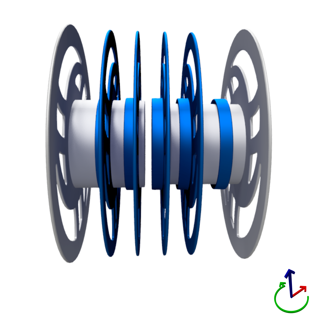 STL file MULTIPLE COIL FOR FILAMENT 🪢・3D printable model to download・Cults