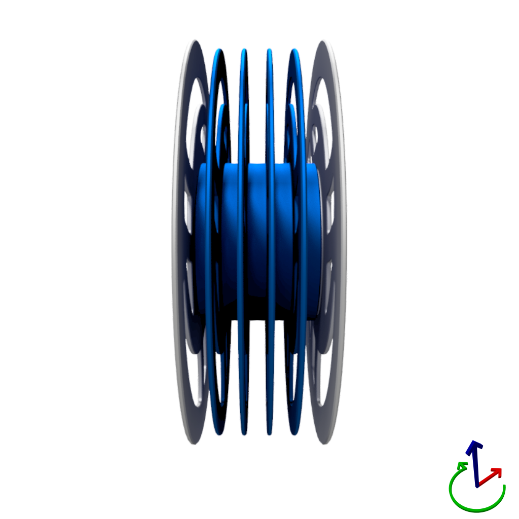 STL file MULTIPLE COIL FOR FILAMENT 🪢・3D printable model to download・Cults