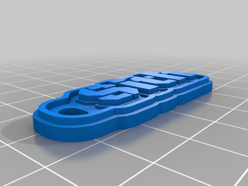 Free STL file Keychain・Object to download and to 3D print・Cults