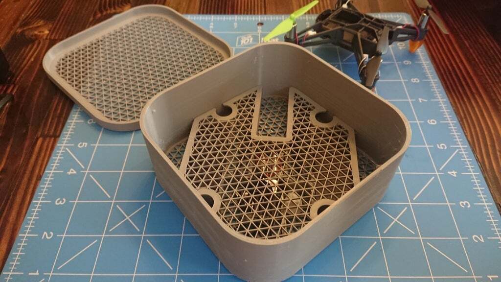 Free STL file Tello Drone Case w/ Storage・Model to download and 3D ...
