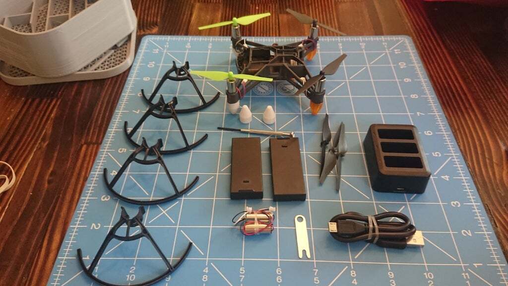 Free STL file Tello Drone Case w/ Storage・Model to download and 3D ...