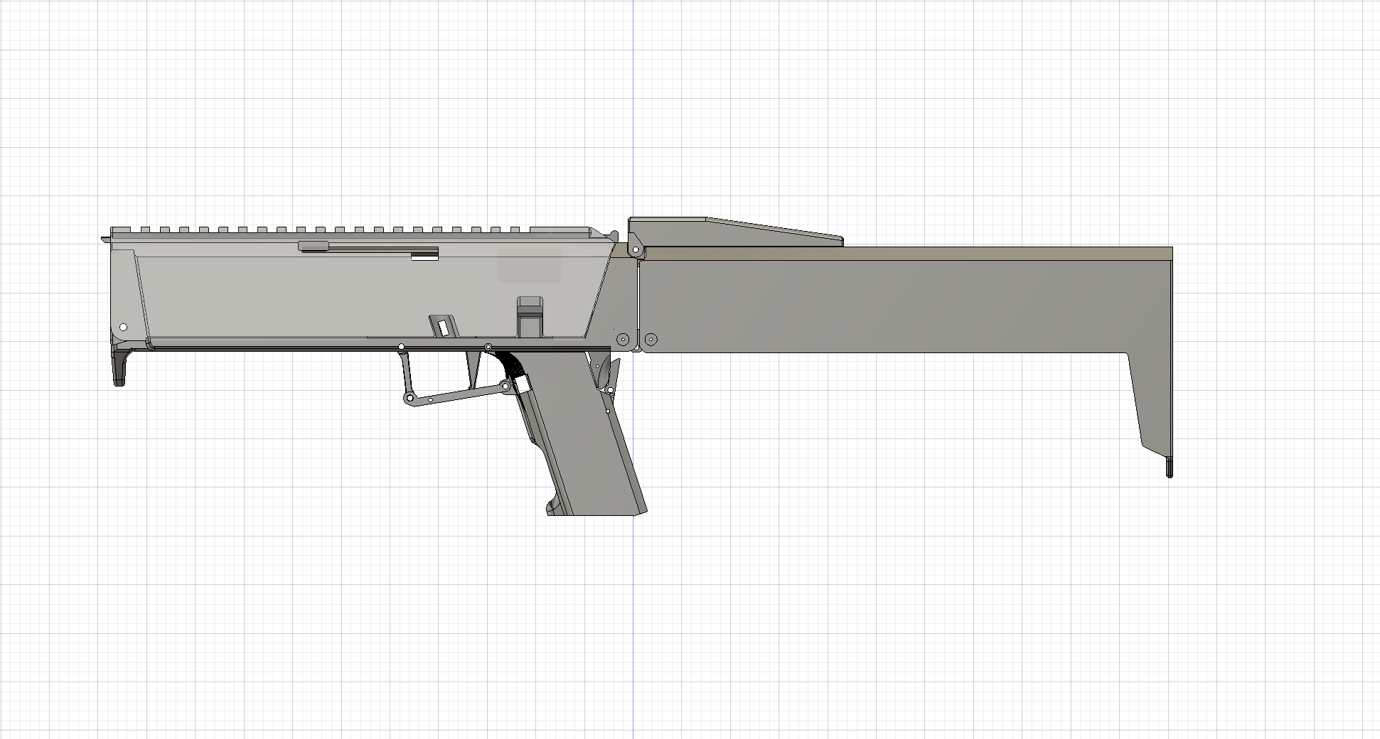 STL file Folding Frame - Glock 17 - TM base・3D printing template to ...