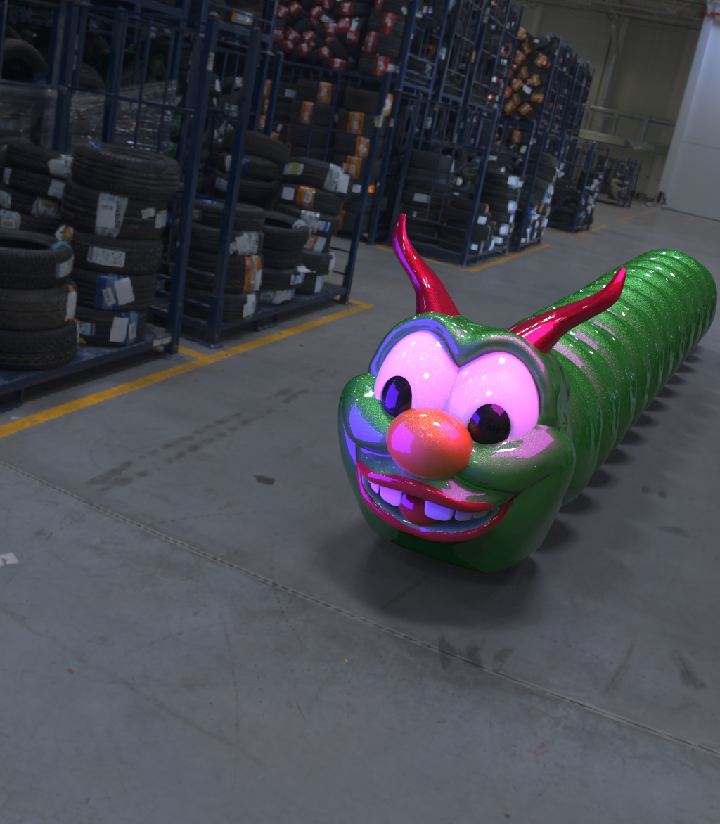 OBJ file Wacky Worm Horror Flexible・Model to download and 3D print・Cults