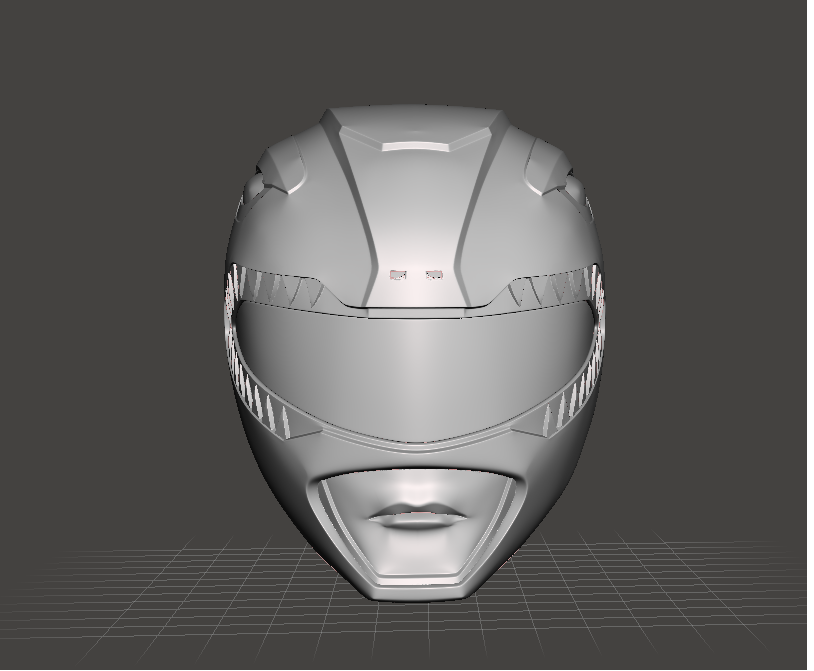 Free STL file power ranger helmet red 🪖・Template to download and 3D ...