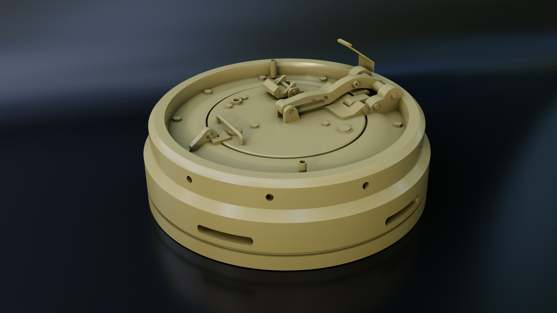 STL file Panzer VI Tiger I Ausf.H/E Early Cupola・3D printing idea to ...
