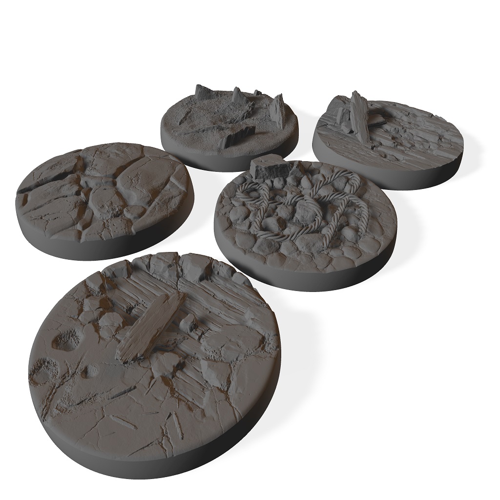 Free STL file Round bases - SET N2 (Free sample) 🆓・3D print design to ...