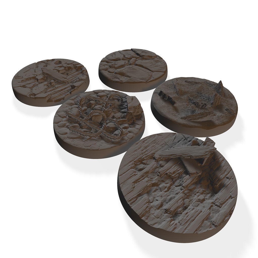 Free STL file Round bases - SET N2 (Free sample) 🆓・3D print design to ...