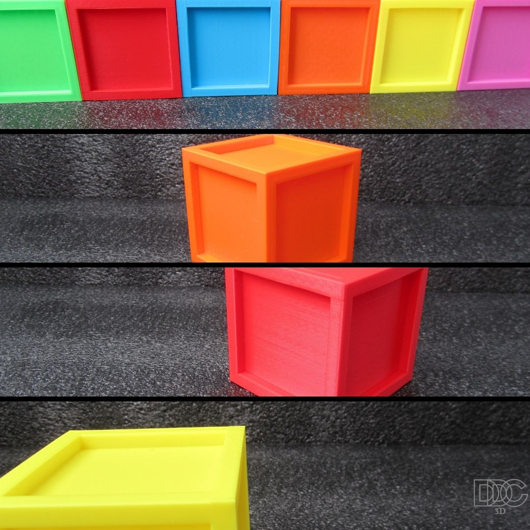 Free STL file Colored Cubes (Colored Cubes)・3D printer design to ...