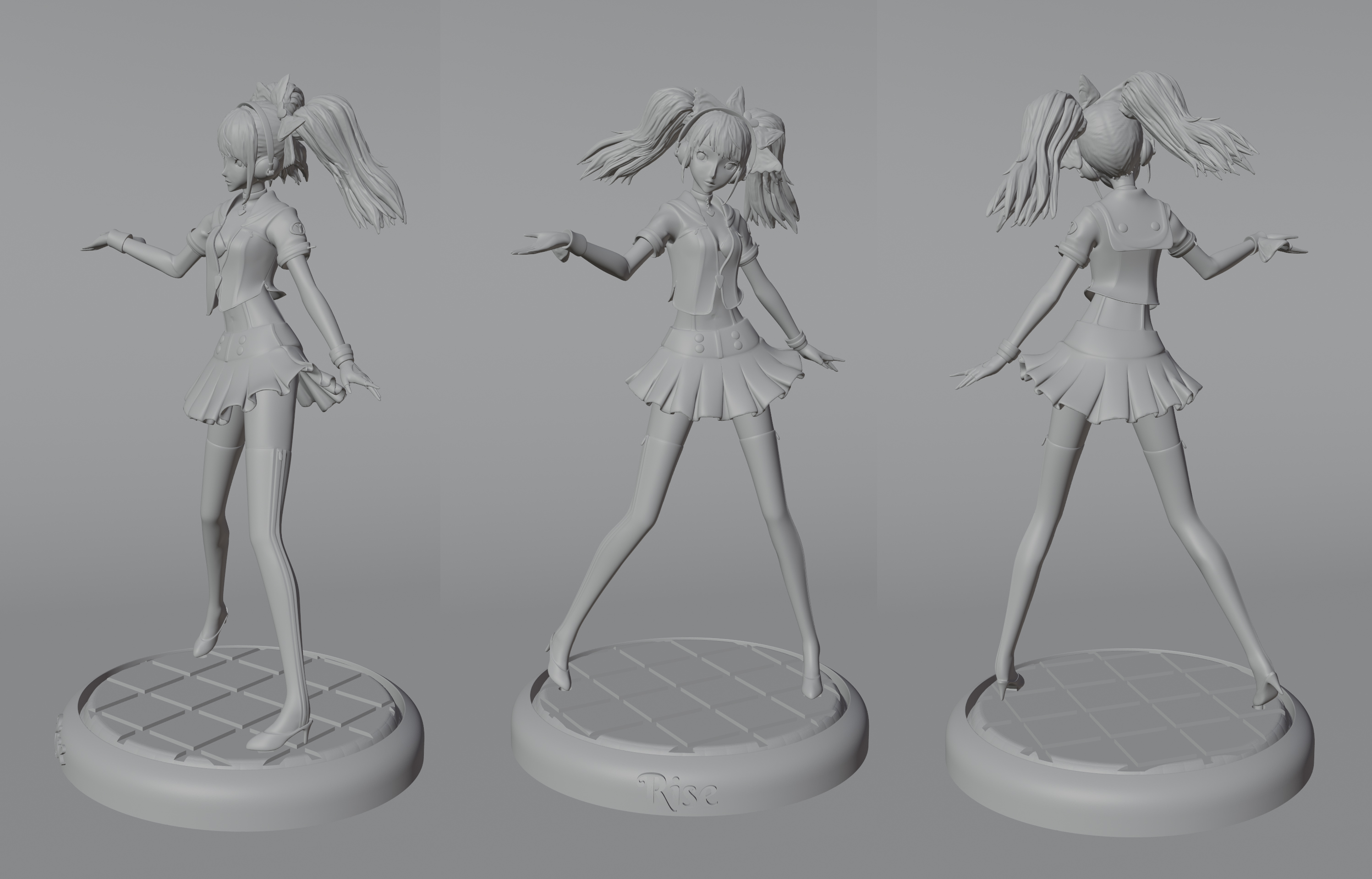 3D file Rise (dancing cosume) - Persona 4・3D printable model to ...
