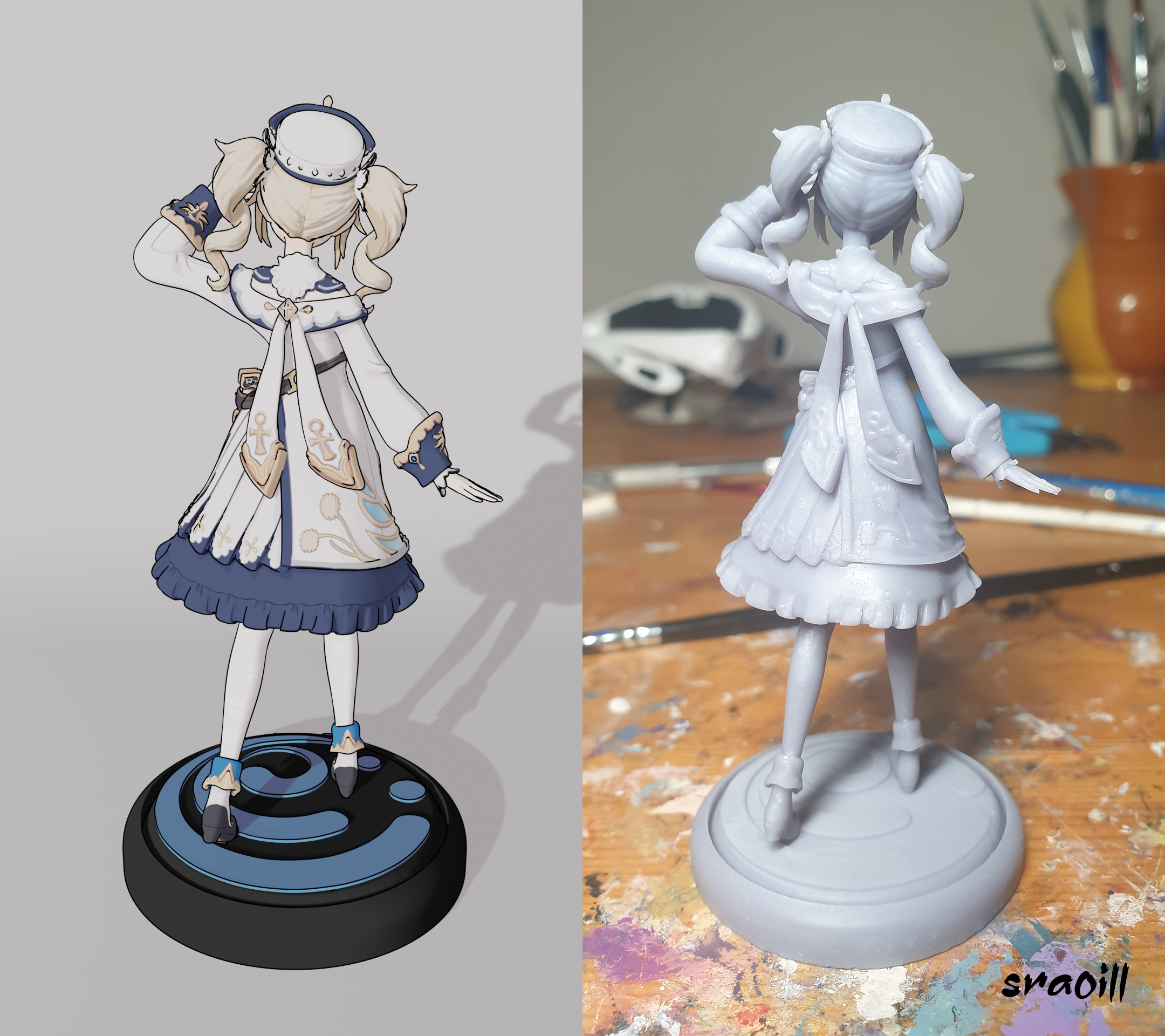 Fichier 3D Barbara - Genshin Impact・Objet imprimable en 3D à ...