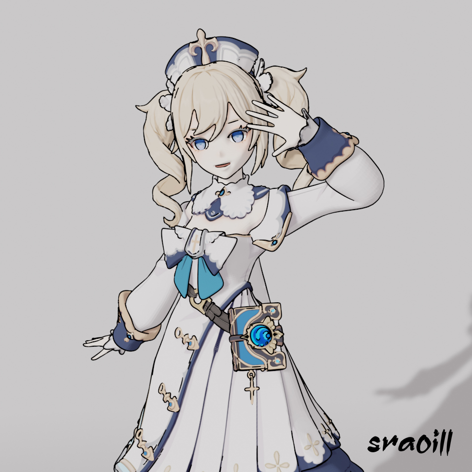 Archivo 3D Barbara - Impacto Genshin 👾・Diseño imprimible en 3D para ...