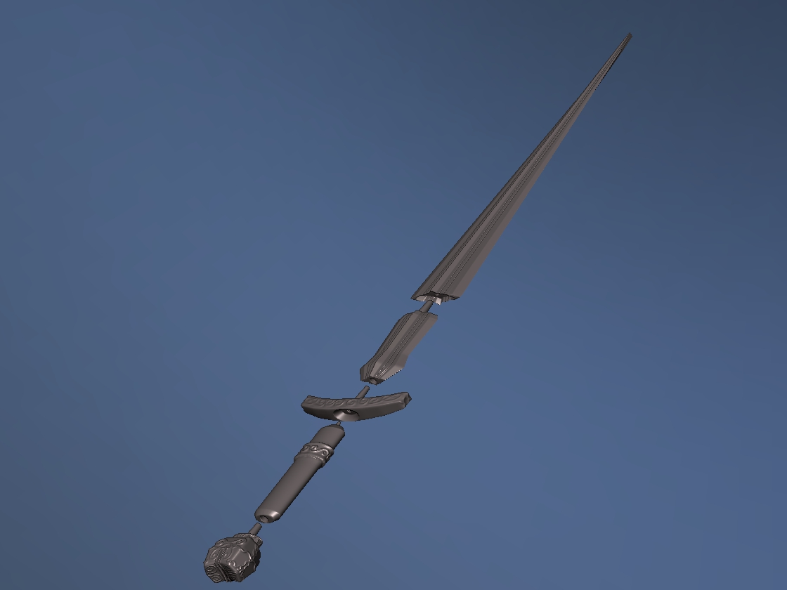 3D file LOKI DAGGER - LOKI DISNEYPLUS SERIES 3D PRINT MODEL・Design to ...