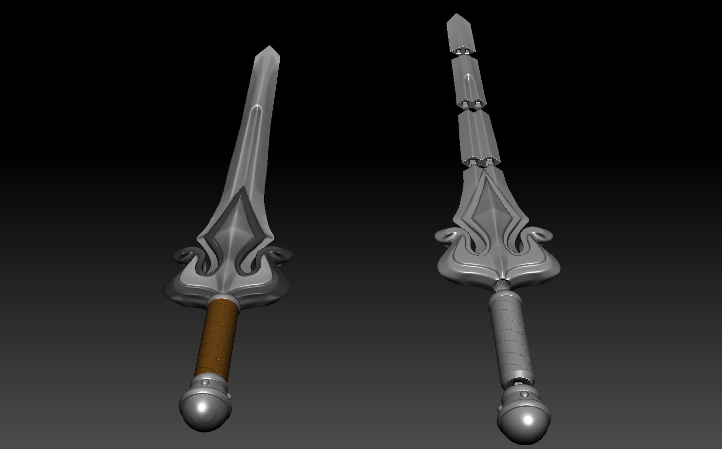 3D file He-Man The Power Sword - Real Size - MOTU Revelations Netflix ...