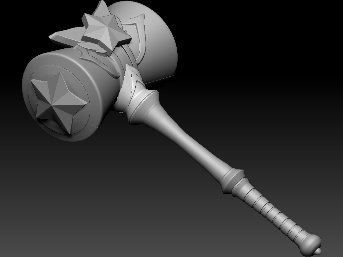 3D-Datei Star Guardian Poppy Hammer - League of Legends Cosplay 3D ...