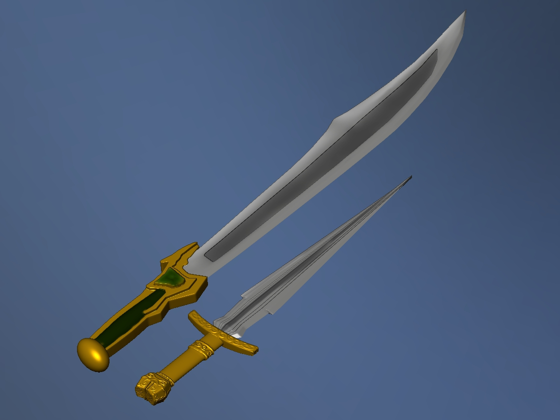 3D file Loki Dagger and Sylvie Blade - Loki DisneyPlus Series 3D print ...