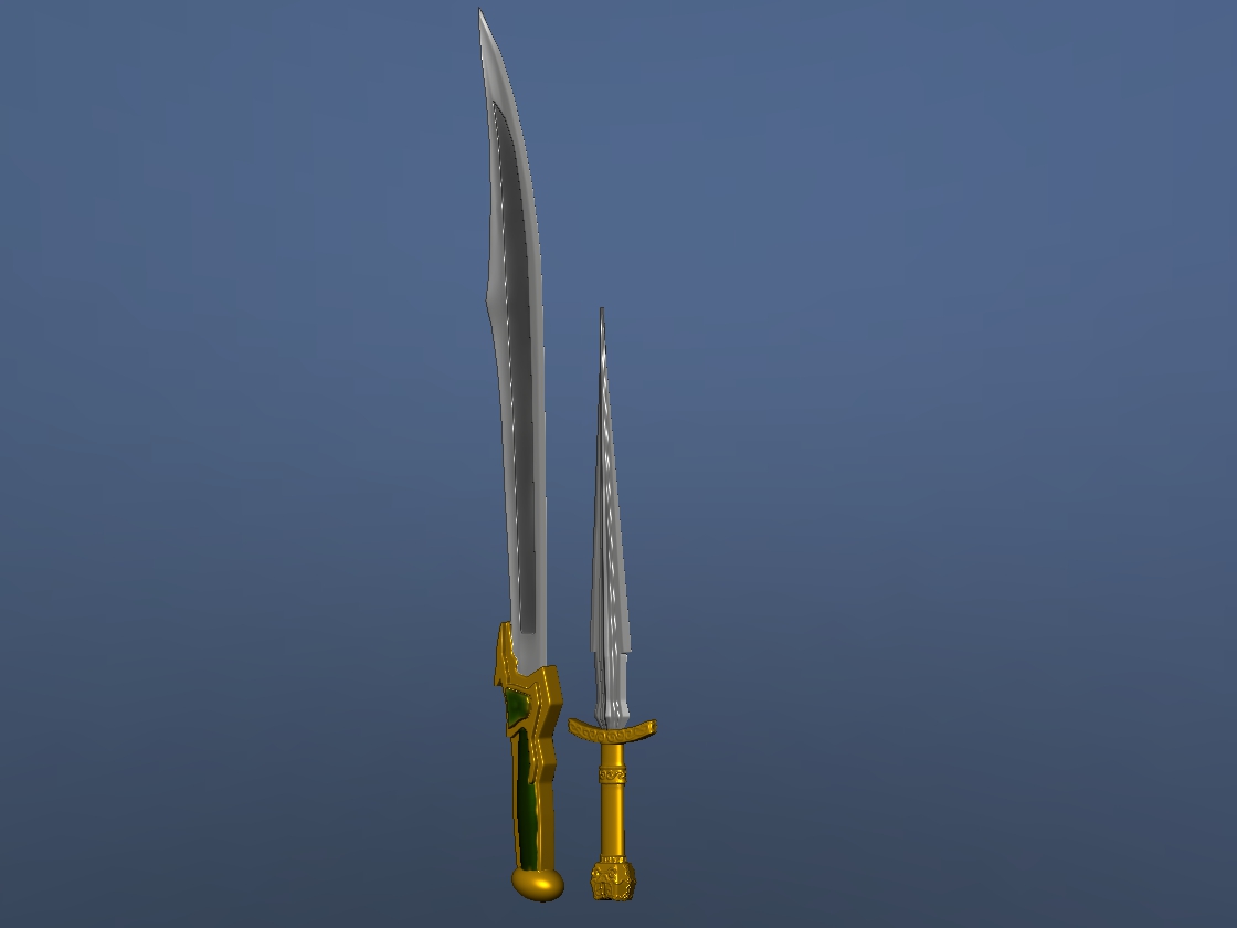 3D file Loki Dagger and Sylvie Blade - Loki DisneyPlus Series 3D print ...