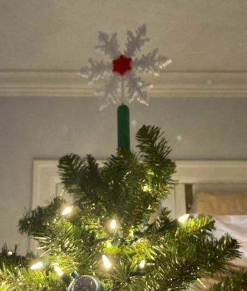 Free 3D file Snowflake Tree Topper for Christmas or other holiday・3D ...