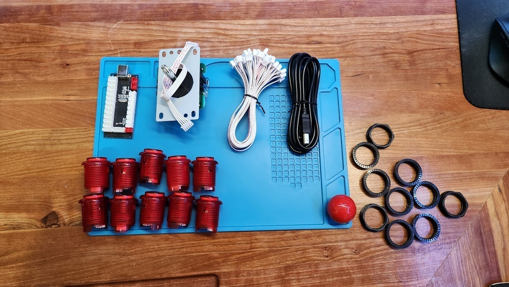 Free 3D file Arcade Button Plate 🕹️・3D printing design to download・Cults