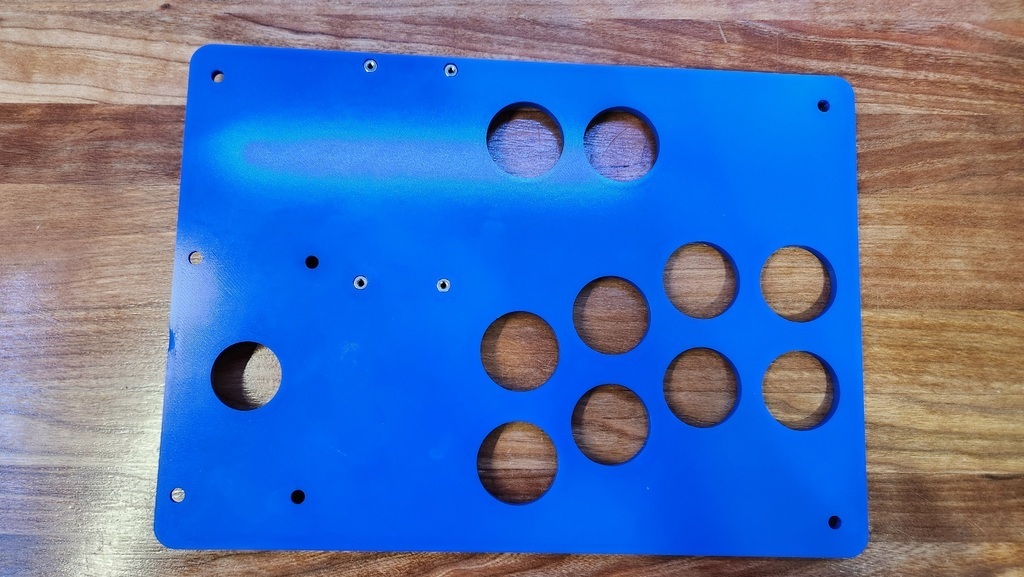 Free 3D file Arcade Button Plate 🕹️・3D printing design to download・Cults