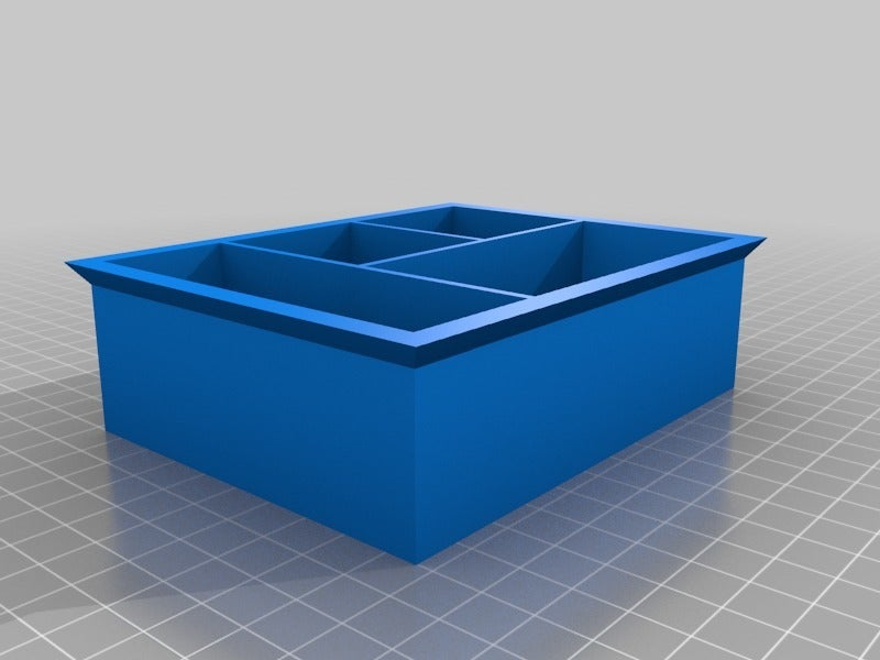 Free STL file Hinged Box with Compartment Insert・3D printer model to ...