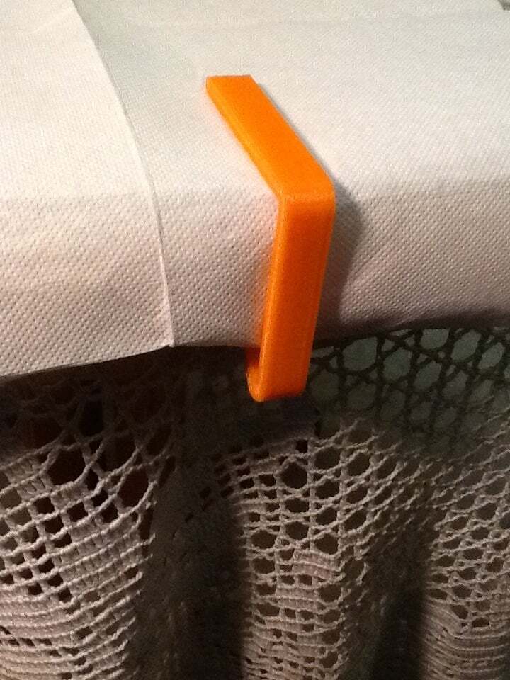 Free STL file Bulldog clips tablecloths・3D printing idea to download・Cults