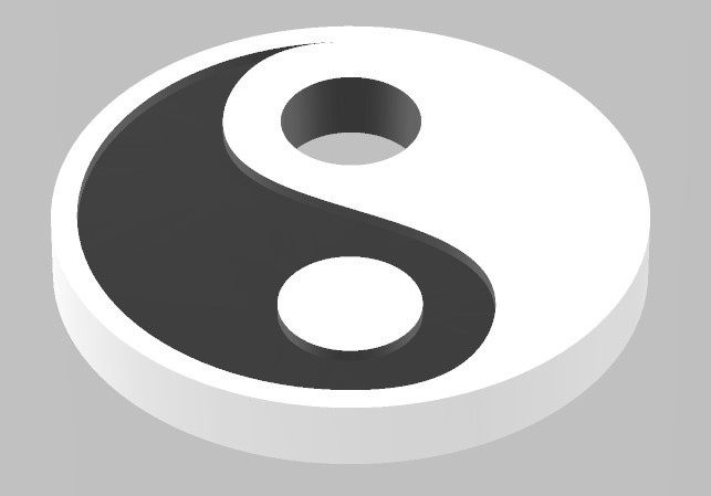 Free 3D file Yinyang・Model to download and 3D print・Cults