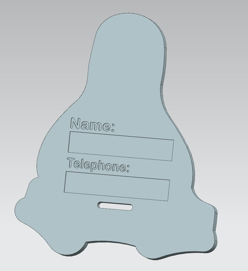 Free STL file Linux Luggage Tag・3D print design to download・Cults
