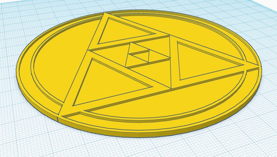 STL file Zelda Triforce Coaster・3D printer model to download・Cults