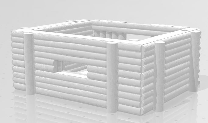 STL file Trench and bunker wood logs・Model to download and 3D print・Cults