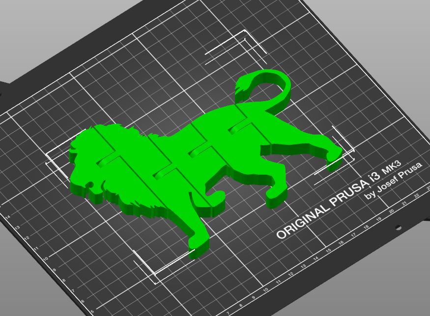STL file Lion Flex toy・3D printing model to download・Cults
