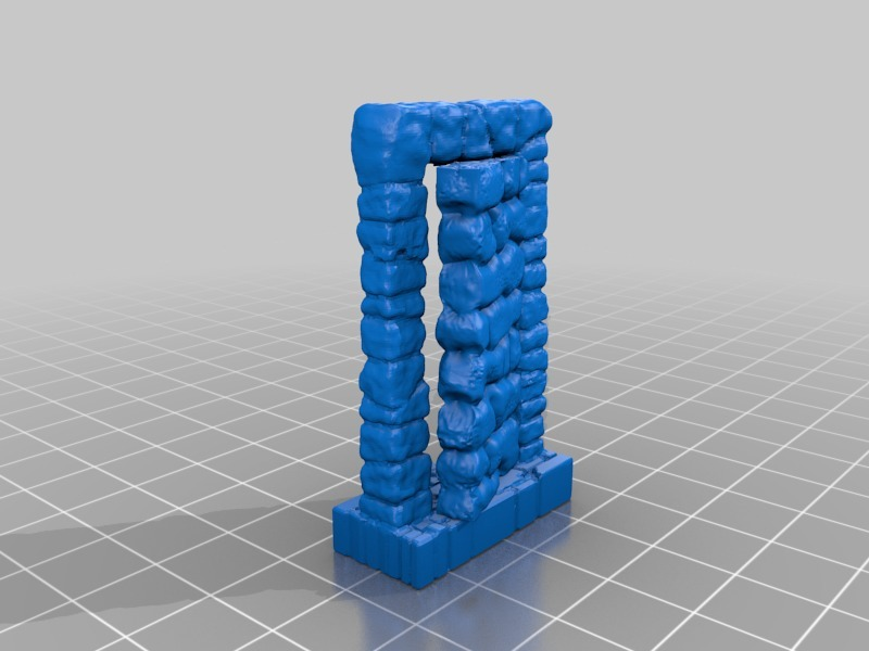 Free 3D file HQ doors with built in base・3D printing design to download ...