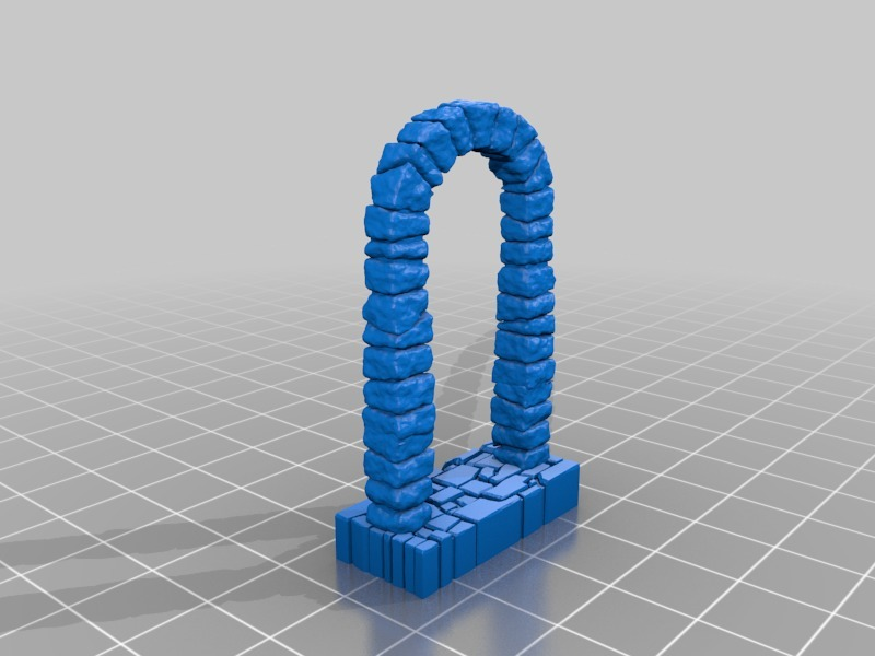 Free 3D file HQ doors with built in base・3D printing design to download ...