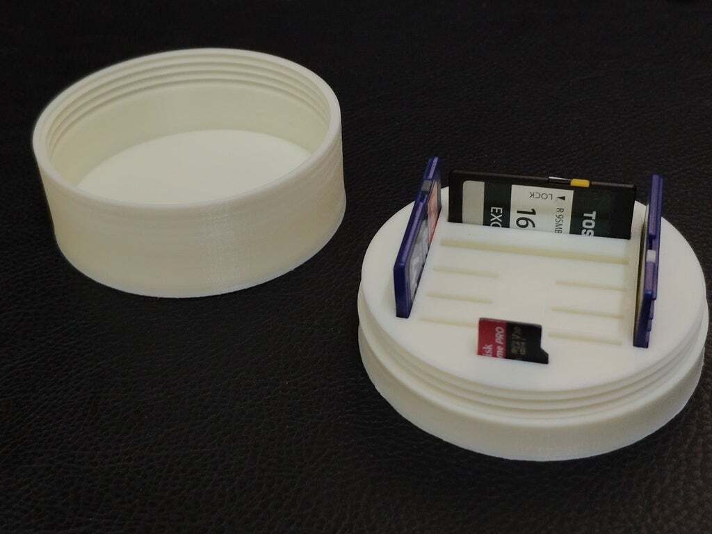 Free STL file sd card and micro sd card holder 🔧・3D printable model to ...