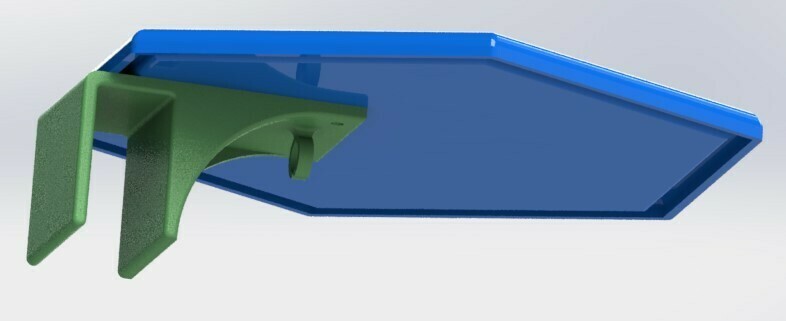 Free 3D file Mouse Pad Shelf - Bed Mount・3D printable design to ...