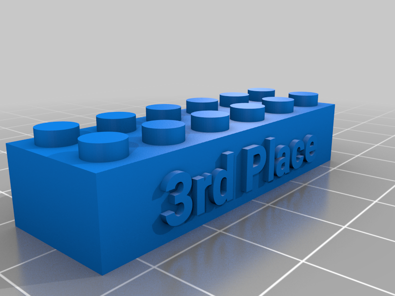 Free 3D file 3rd place third grade・Object to download and to 3D print・Cults