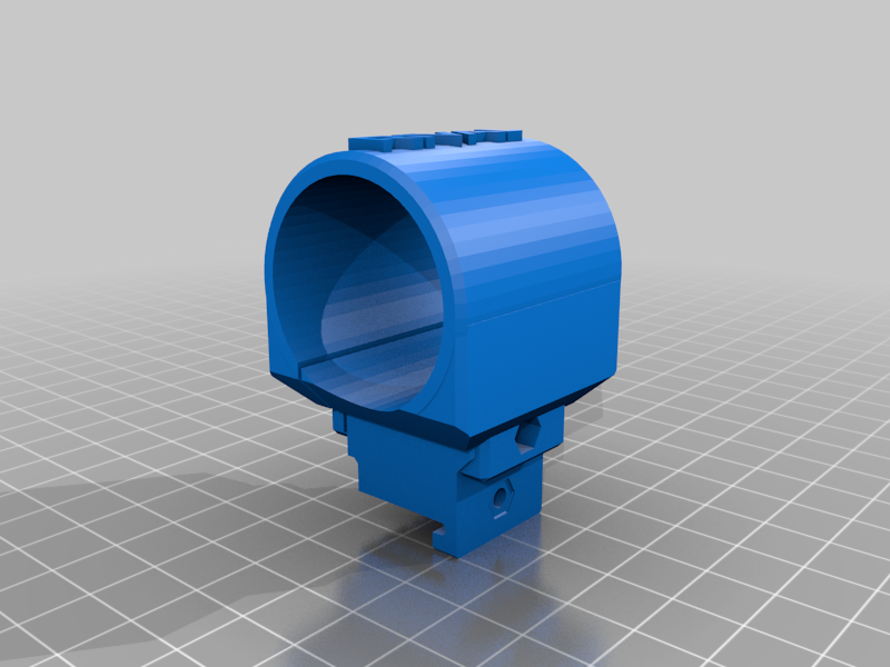 Free 3D file Nerf RIVAL Rail-Mount Flashlight Mount・3D printable model to download・Cults
