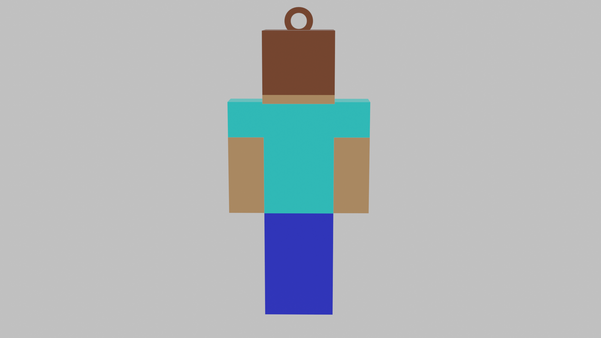 STL file Minecraft Steve Keychain・3D print design to download・Cults