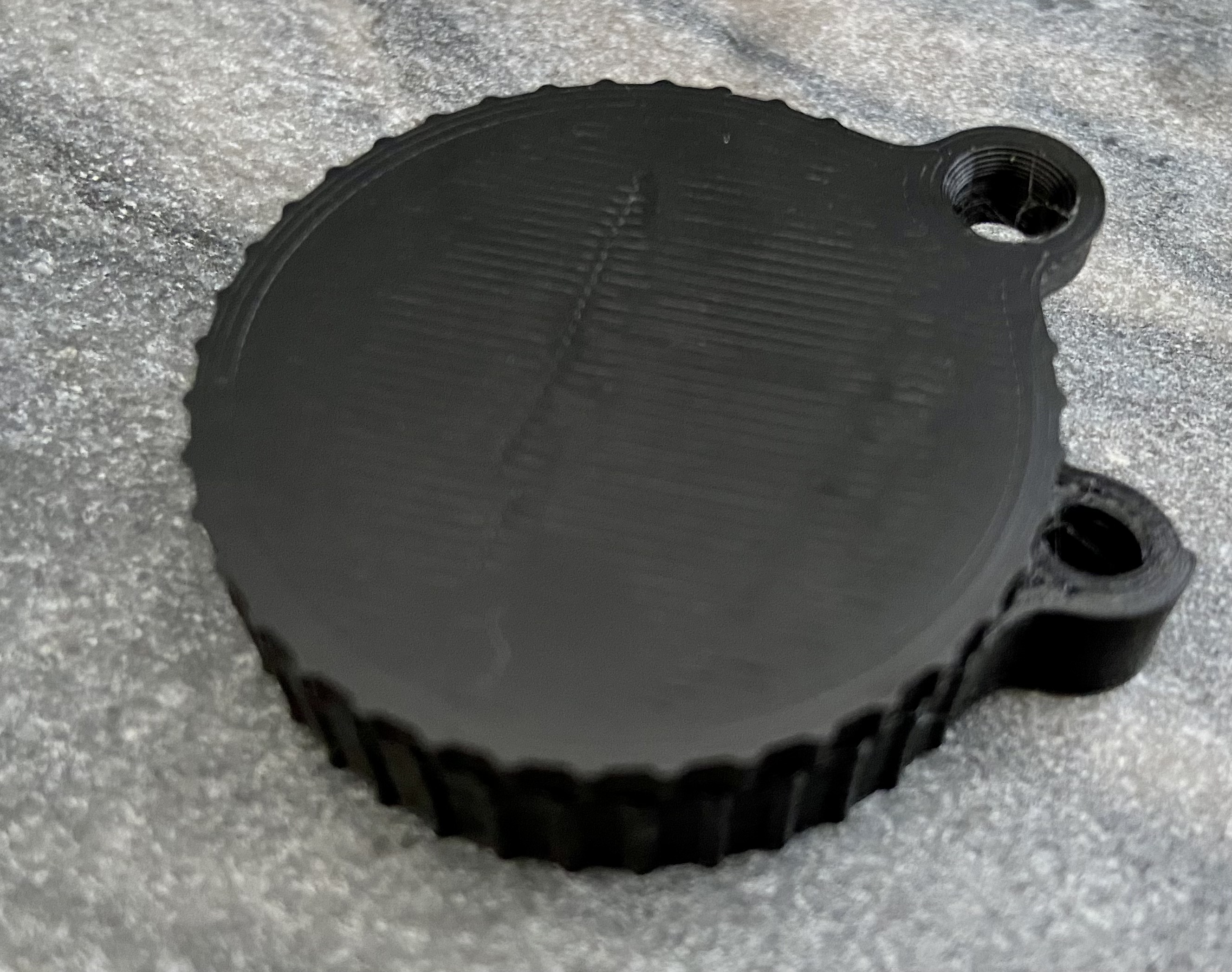 Файл STL Apple AirTag Screw-top case with attachment hole - Open ...